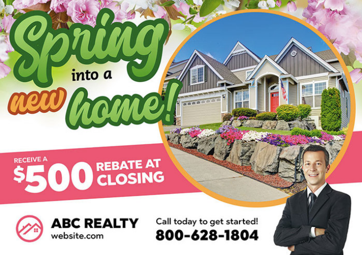 4 Awesome Spring Real Estate Postcards You Can Send