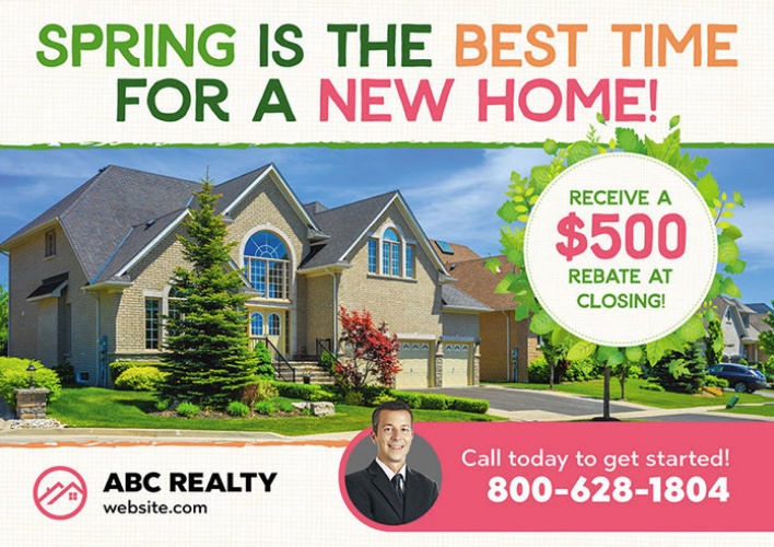 4 Awesome Spring Real Estate Postcards You Can Send